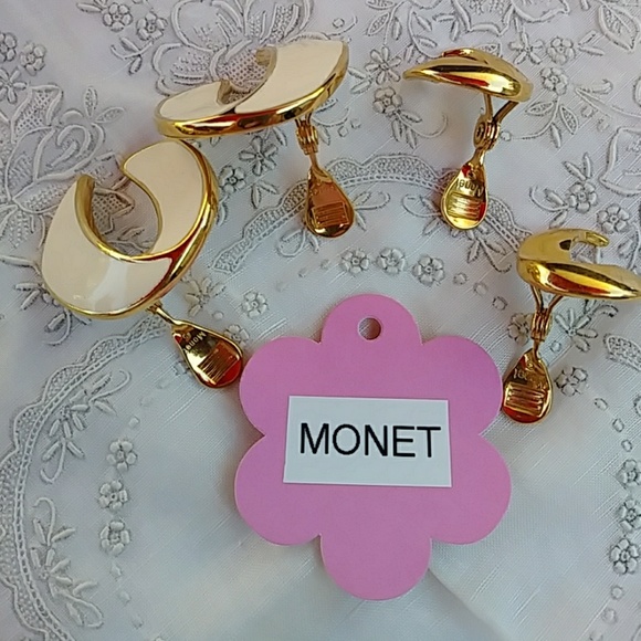 Monet | Jewelry | Vintage Monet Earrings 2 Pairs Of Clip Backs | Poshmark
